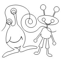alien border 001 Digital Pattern | Sweet Dreams Quilt Studio - Digital ...