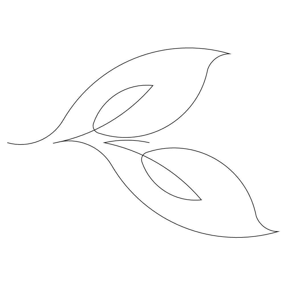 alternating leaf row 001 Digital Pattern | Sweet Dreams Quilt Studio ...
