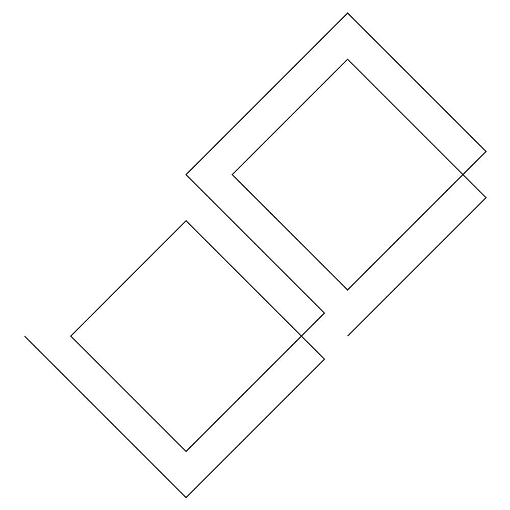 alternating squares e2e pano 002 - Edge to Edge Quilting Patterns