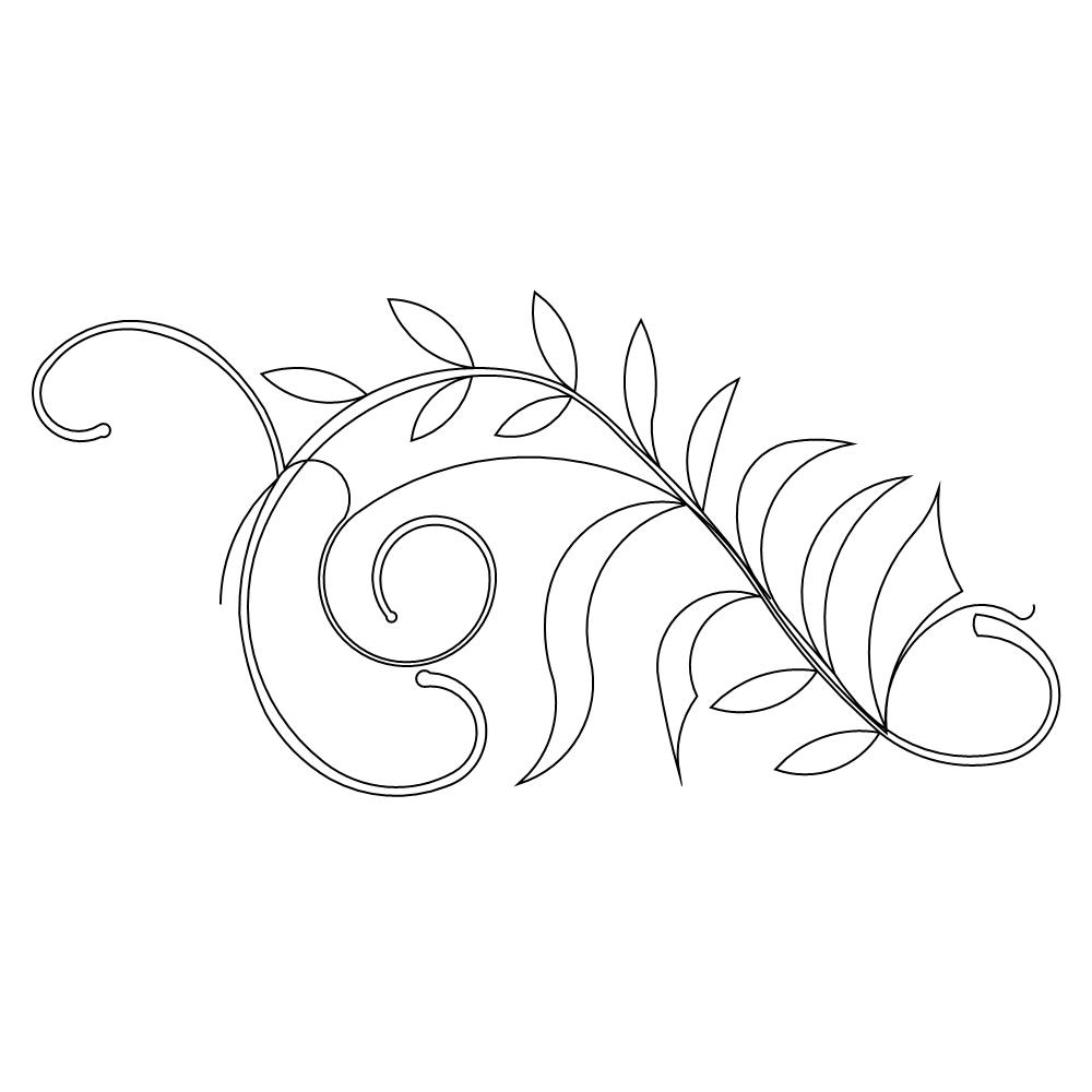 amish fern border 001 Digital Pattern | Sweet Dreams Quilt Studio ...