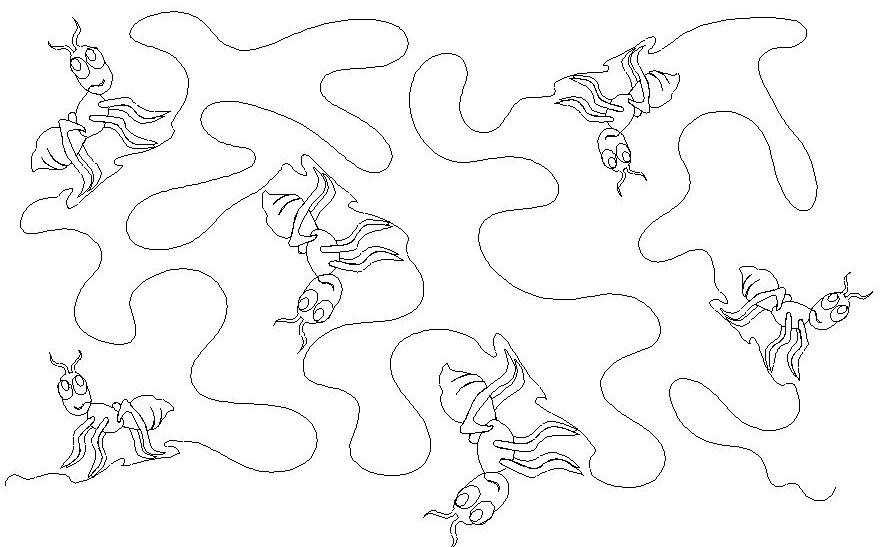ants go marching overlay Digital Pattern | Sweet Dreams Quilt Studio