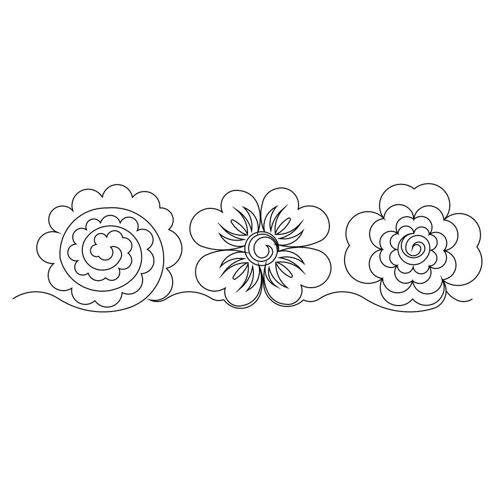 april flower pano 001 alt Digital Pattern | Sweet Dreams Quilt Studio ...
