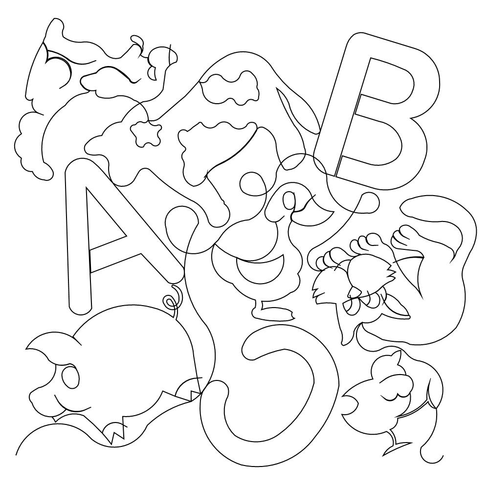 baby animals pano 003 Digital Pattern | Sweet Dreams Quilt Studio ...