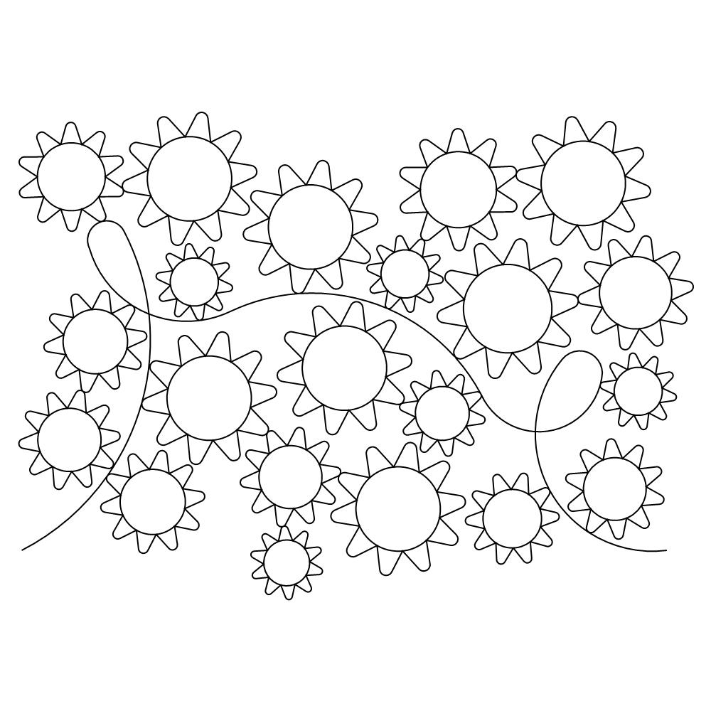 baby sun pano 001 Digital Pattern | Sweet Dreams Quilt Studio - Edge to ...