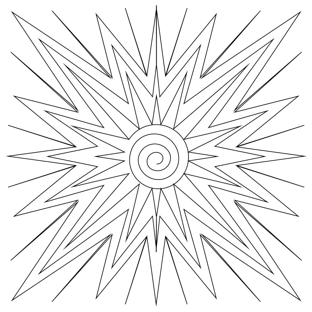 barb starburst 001 Digital Pattern | Sweet Dreams Quilt Studio ...