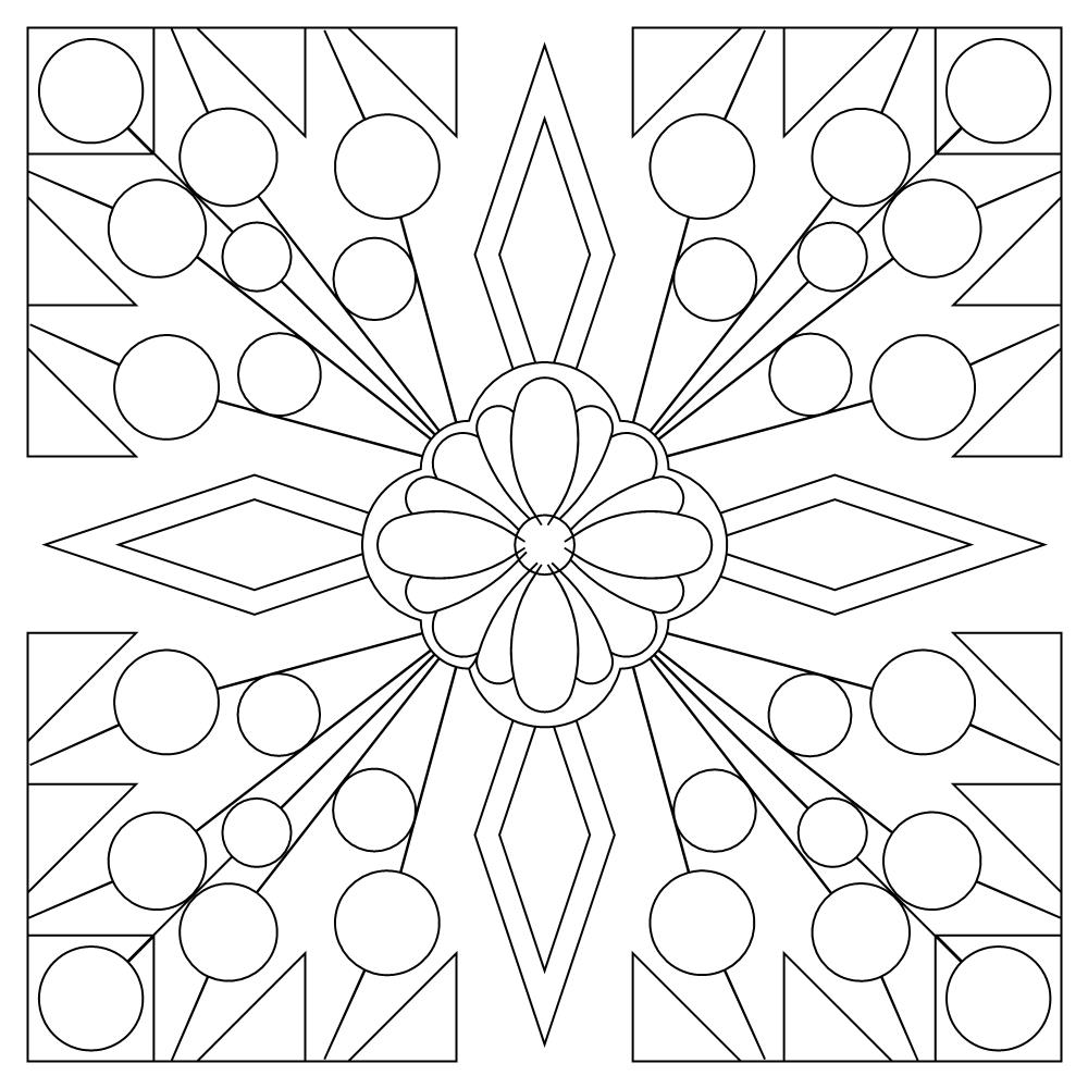 bear paw block 002 Digital Pattern | Sweet Dreams Quilt Studio ...