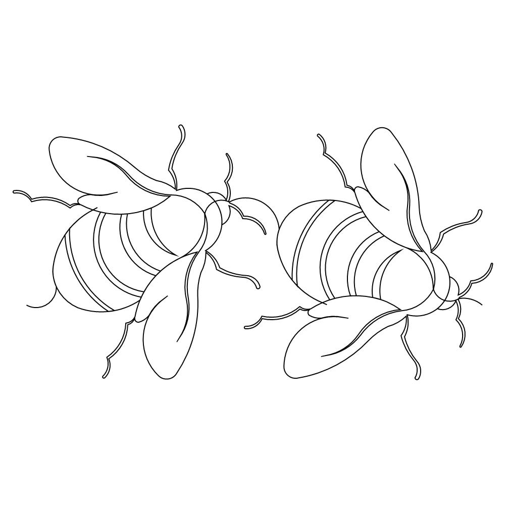 bee border 001 Digital Pattern | Sweet Dreams Quilt Studio - Digital ...