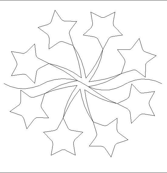 blazing star border 2 Digital Pattern | Sweet Dreams Quilt Studio ...