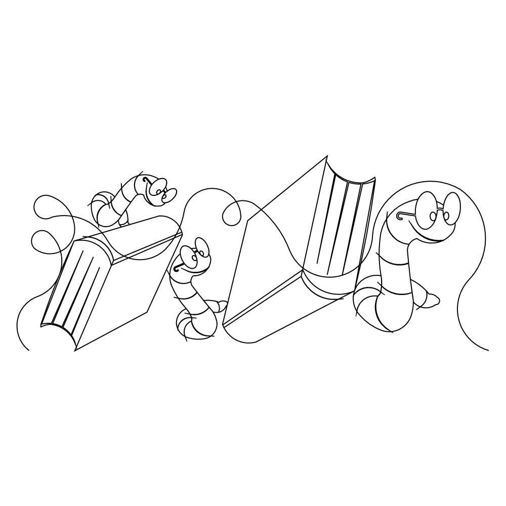 bookworm pano 002 - Edge to Edge Quilting Patterns