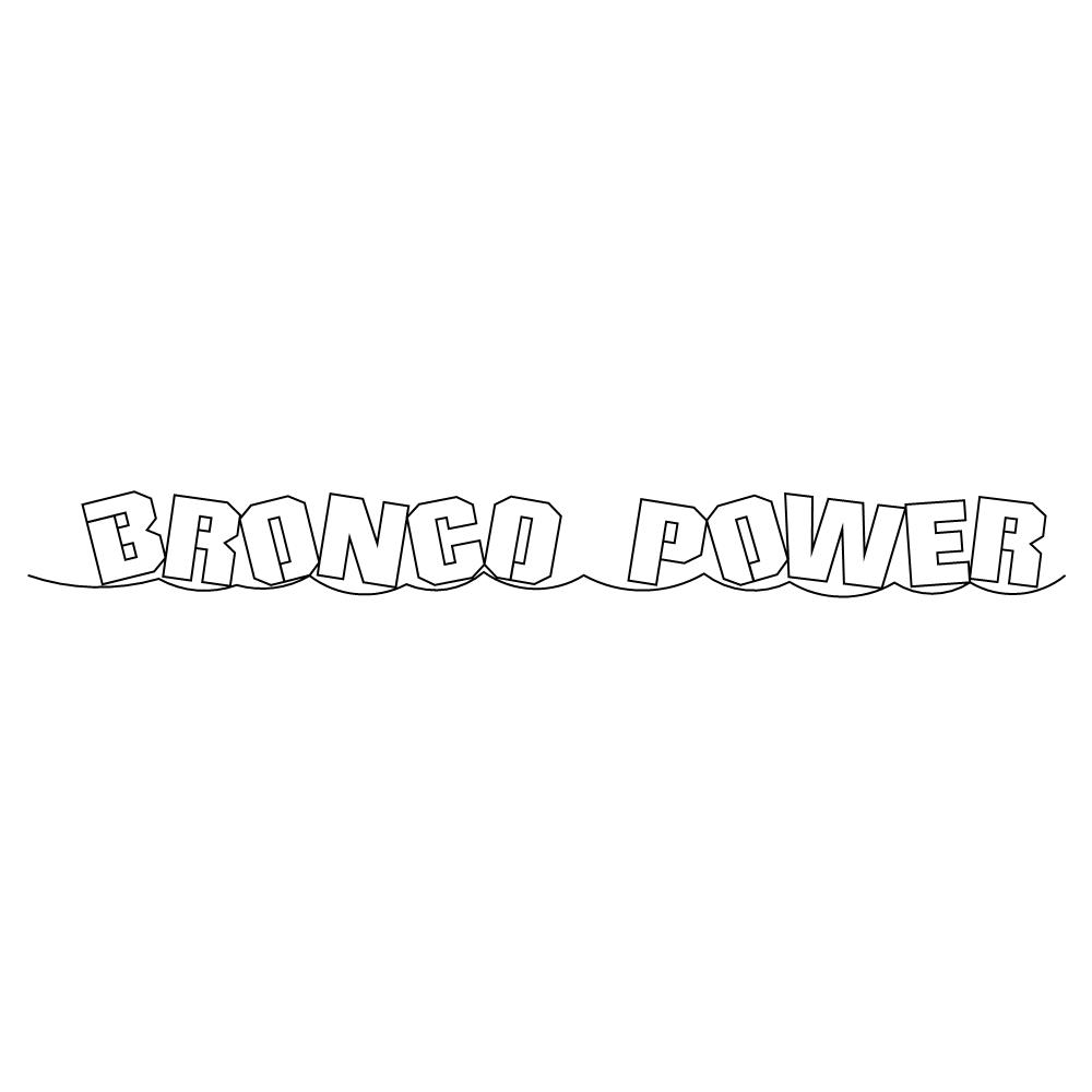 bronco power border 001 Digital Pattern | Sweet Dreams Quilt Studio ...