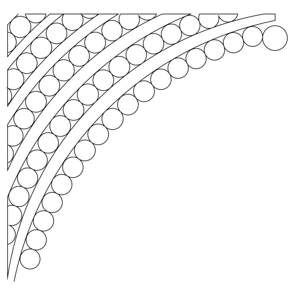bubble corner element 001 Digital Pattern | Sweet Dreams Quilt Studio ...