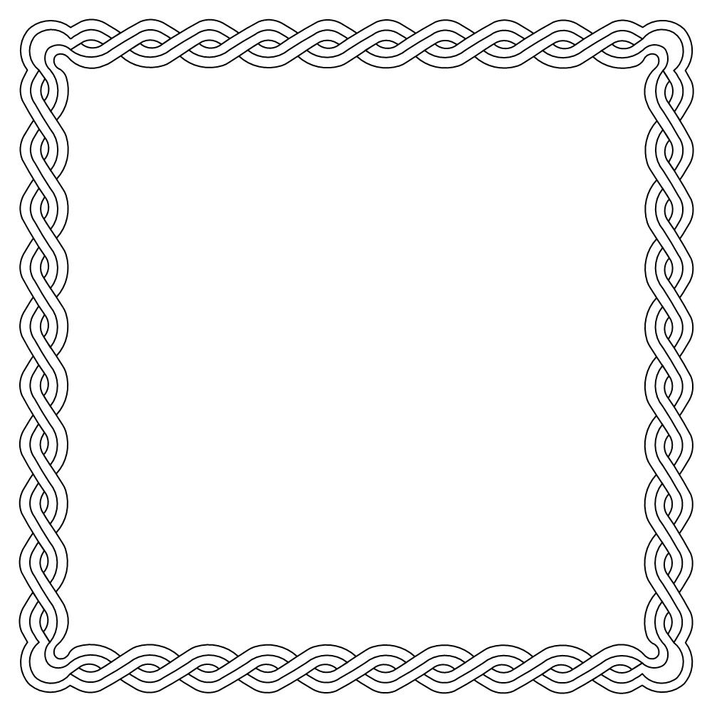 cable sash frame 001 Digital Pattern | Sweet Dreams Quilt Studio ...
