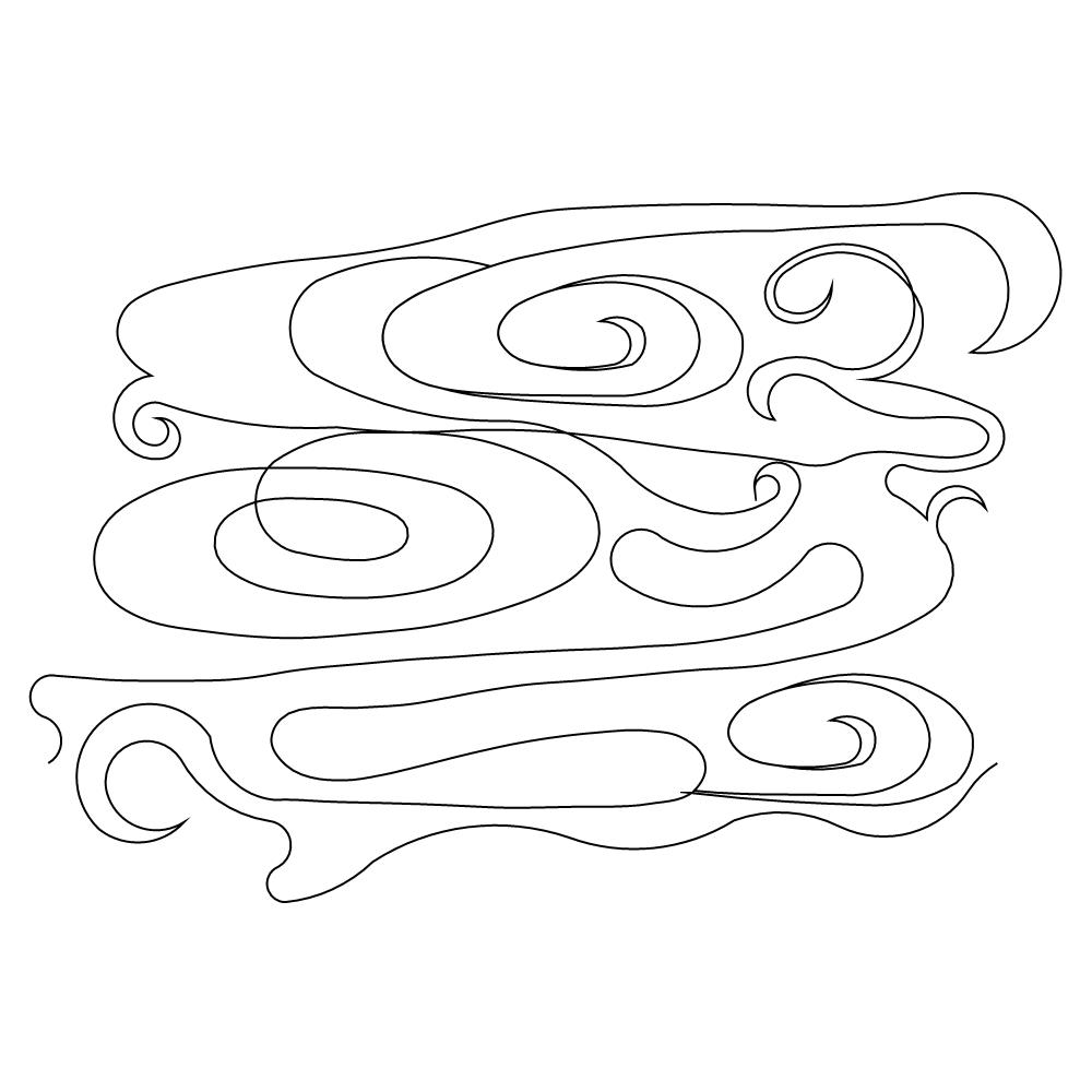 calm swirly water pano 001 Digital Pattern | Sweet Dreams Quilt Studio ...