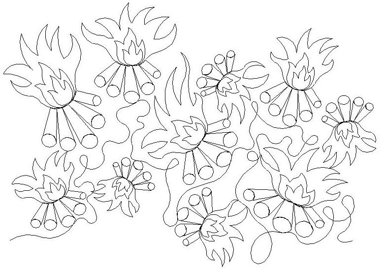 campfire pano Digital Pattern | Sweet Dreams Quilt Studio - Edge to ...