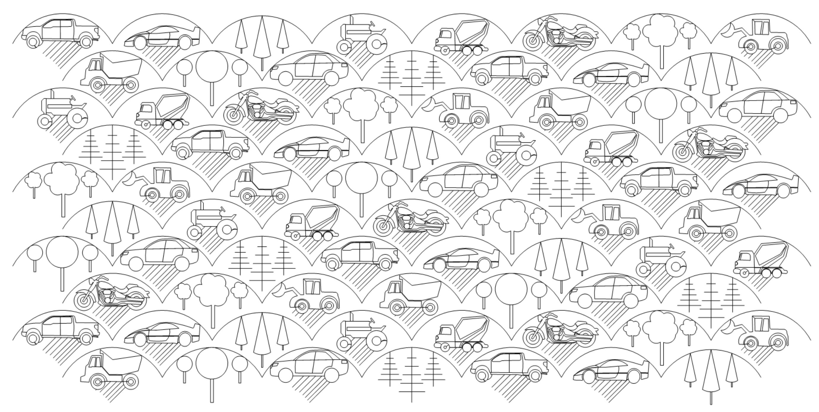 Cars Clamshell E2E Bundle - Digital Bundles Patterns | Sweet Dreams ...