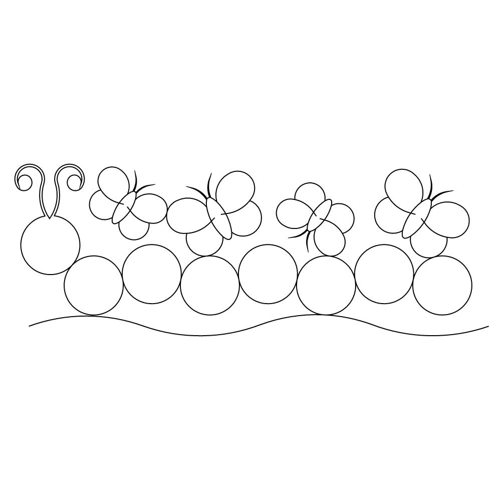 caterpillar border 001 Digital Pattern | Sweet Dreams Quilt Studio ...