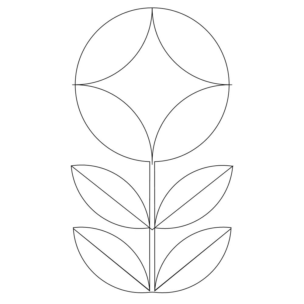 cath wind flower pano 001 Digital Pattern | Sweet Dreams Quilt Studio ...