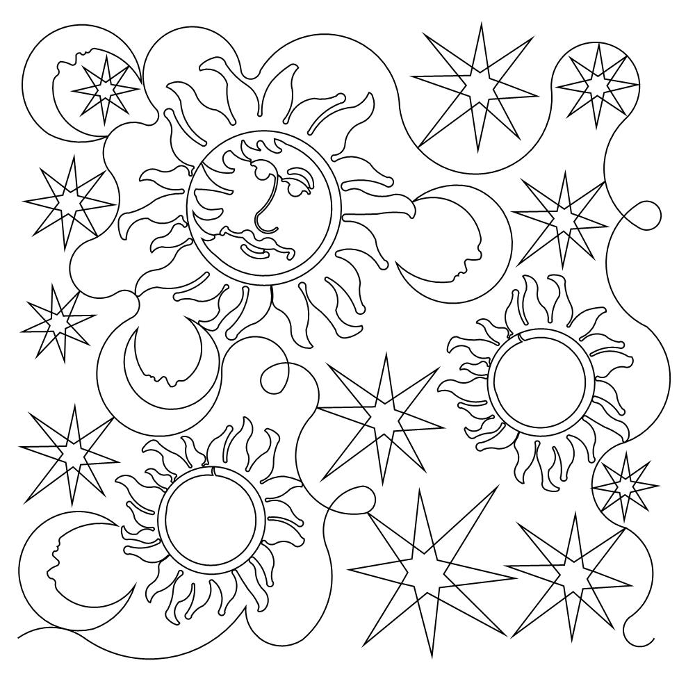 celestial complex 001 Digital Pattern | Sweet Dreams Quilt Studio ...