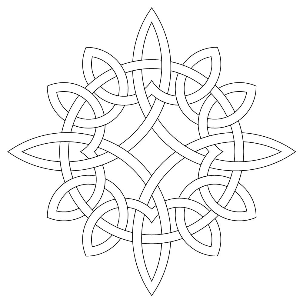 celtic block 006 - Digital Block Patterns | Sweet Dreams Quilt Studio