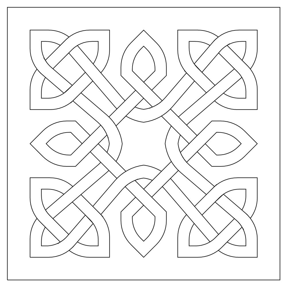 celtic knot 7 block 001 Digital Pattern | Sweet Dreams Quilt Studio ...