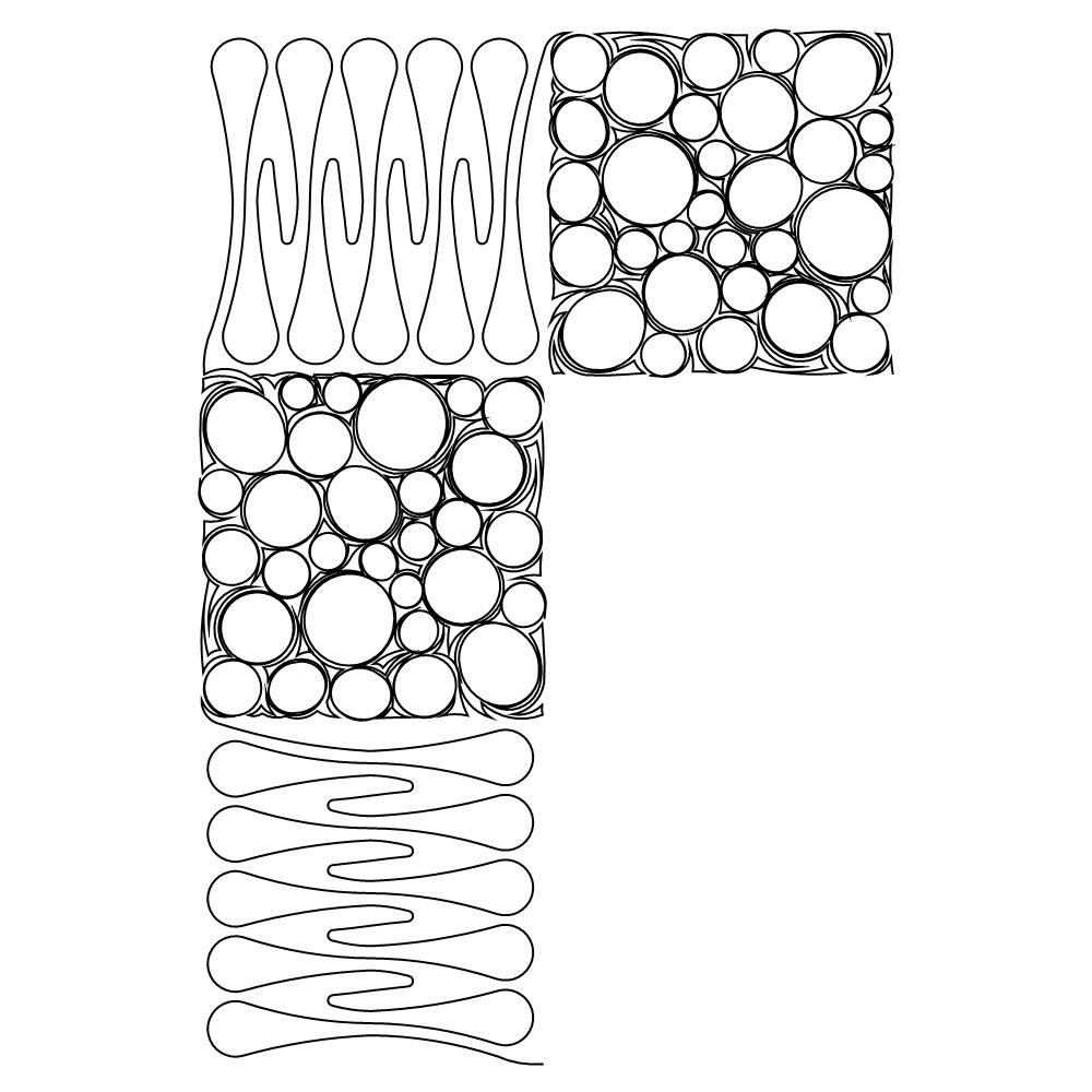 checkerboard fill bdr crn 001 Digital Pattern | Sweet Dreams Quilt ...