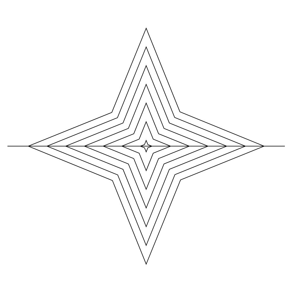 chevron star p2p 001 Digital Pattern | Sweet Dreams Quilt Studio ...