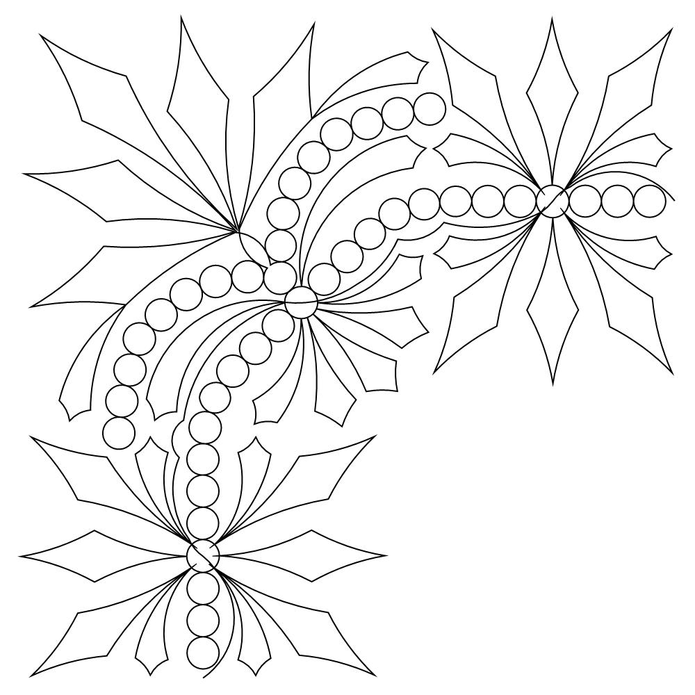 cinderella border crn 001a Digital Pattern | Sweet Dreams Quilt Studio ...