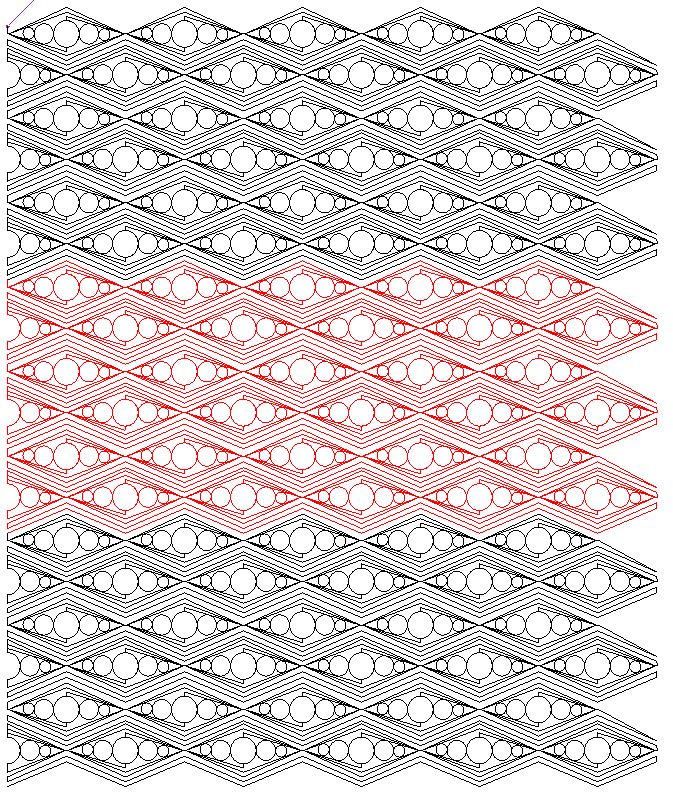 Circle Diamonds Pano 001 Extended Bundle - Digital Extended Width Edge ...