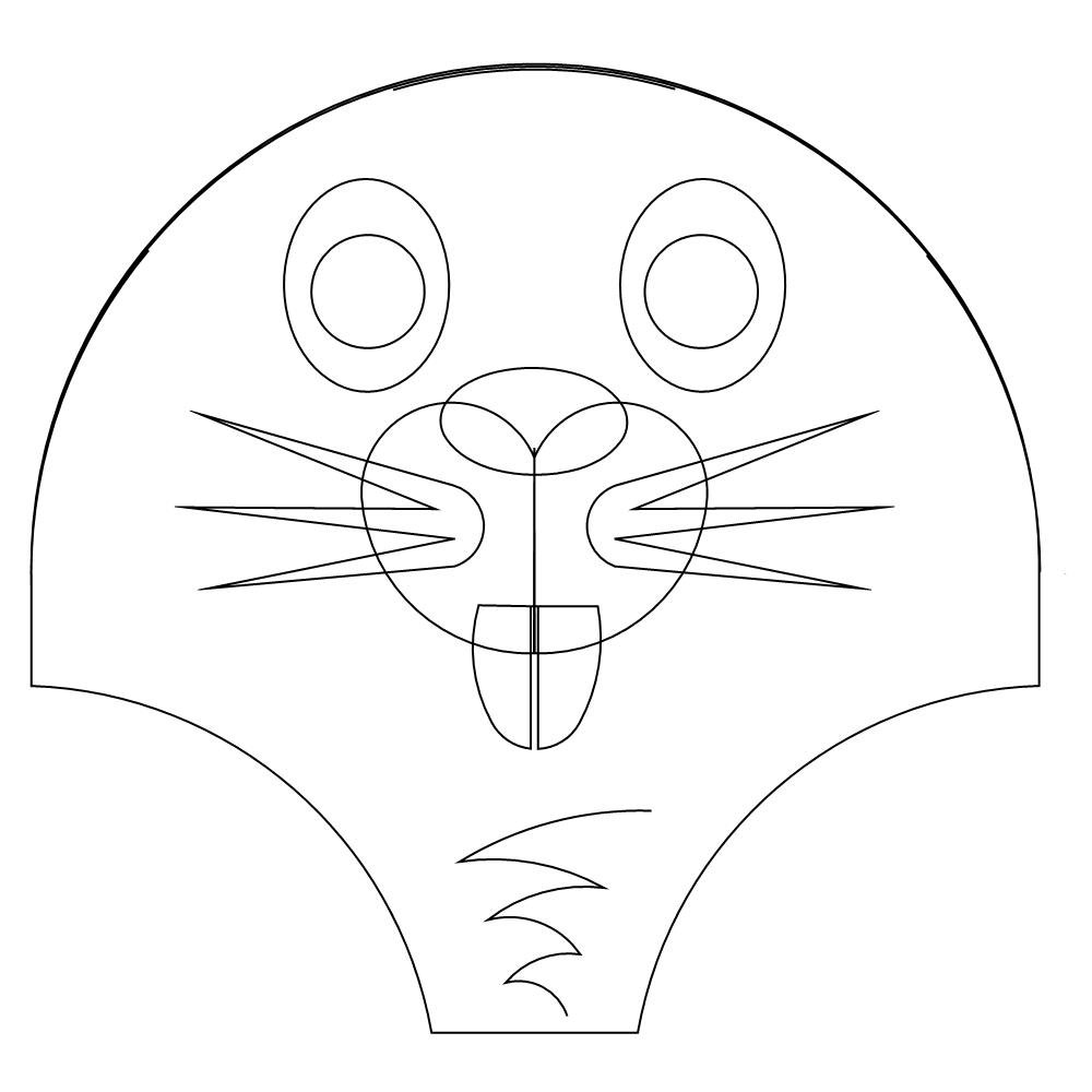 clamshell mouse 1 Digital Pattern | Sweet Dreams Quilt Studio - Digital ...