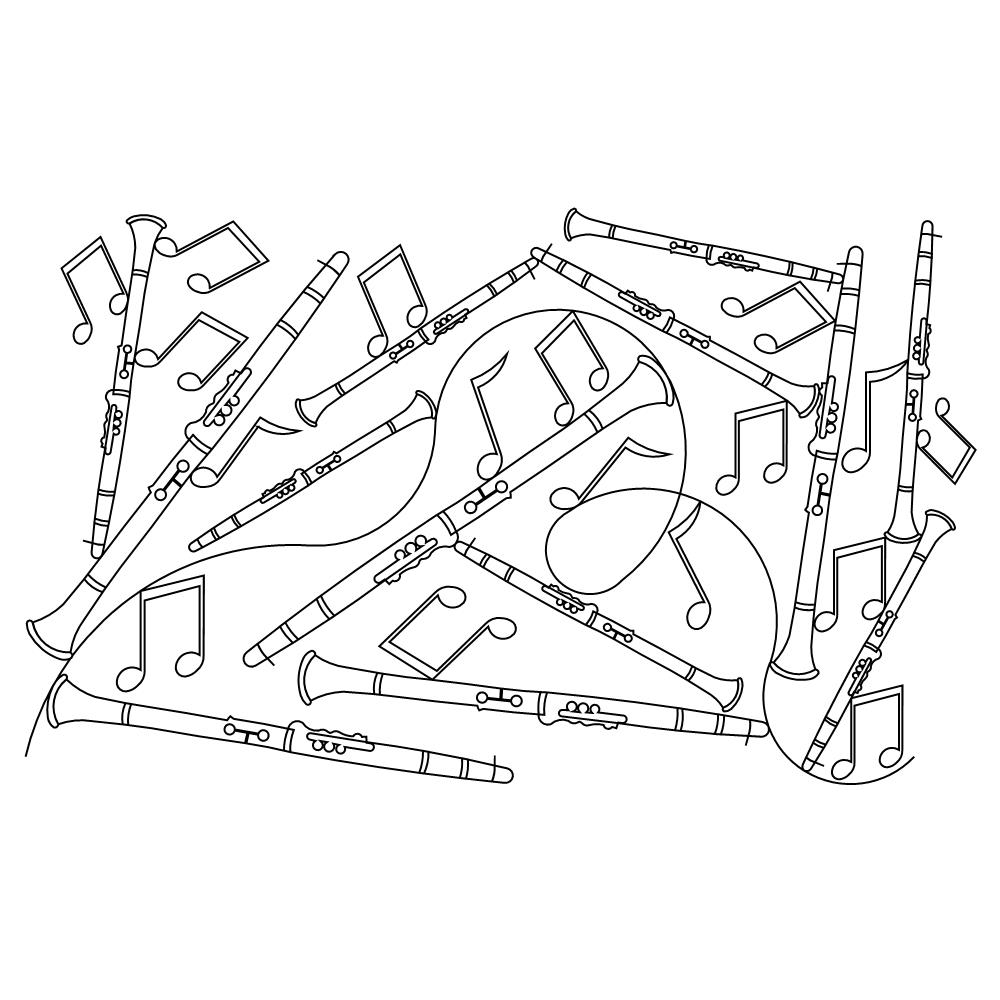 clarinet pano 002 Digital Pattern | Sweet Dreams Quilt Studio - Edge to ...