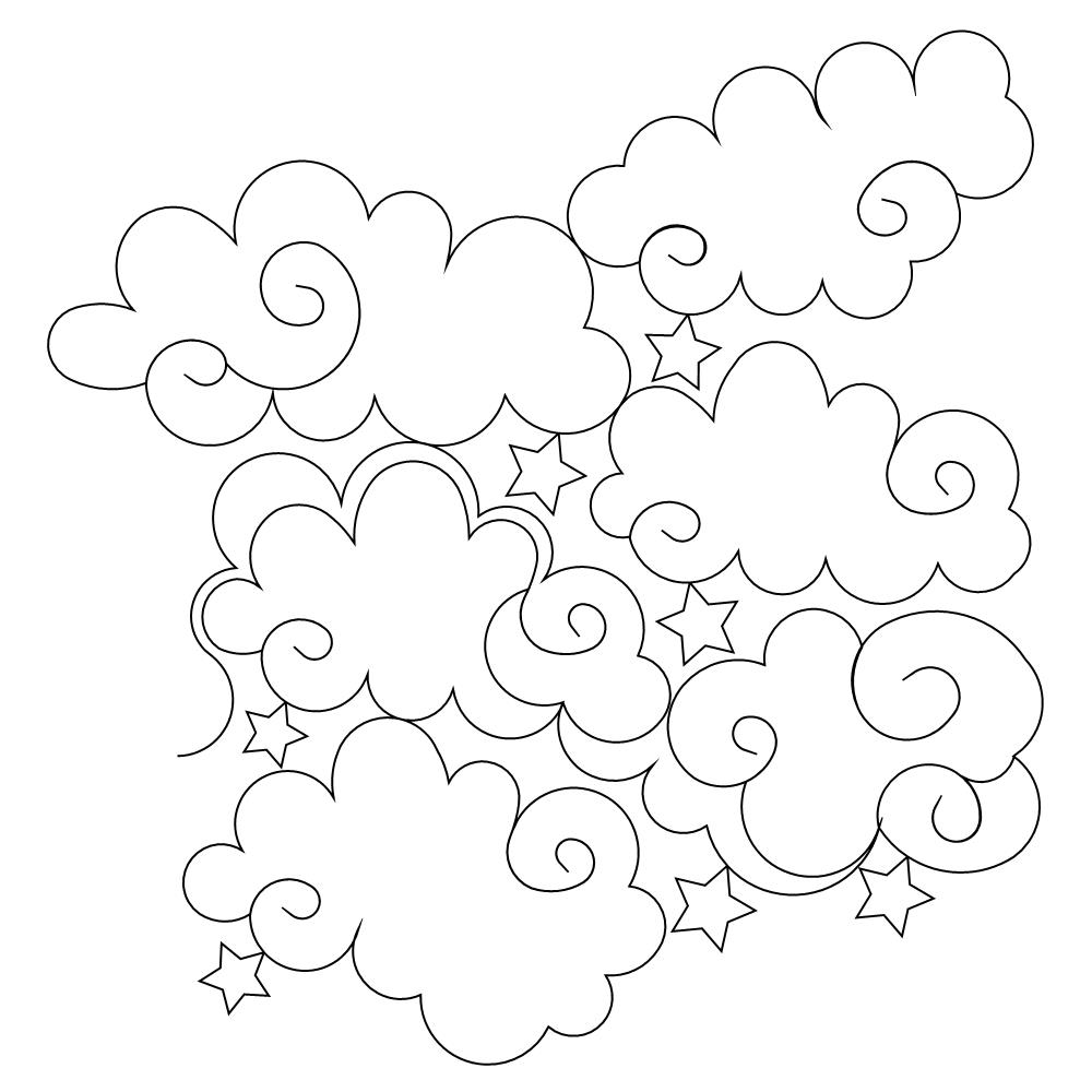 cloud pano 006 Digital Pattern | Sweet Dreams Quilt Studio - Edge to ...