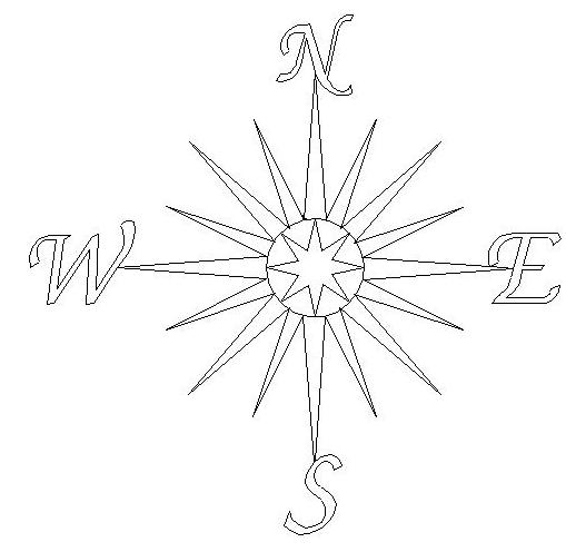 compass rose Digital Pattern | Sweet Dreams Quilt Studio - Digital ...