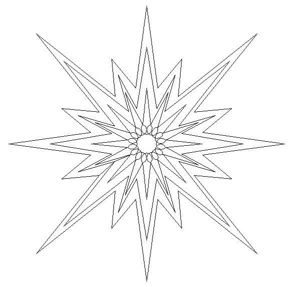 compass-16 pt 001 Digital Pattern | Sweet Dreams Quilt Studio - Digital ...