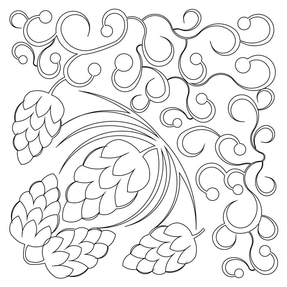 curved log cabin block Digital Pattern | Sweet Dreams Quilt Studio ...