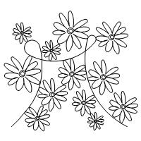 dizzy flower pano 001 Digital Pattern | Sweet Dreams Quilt Studio ...