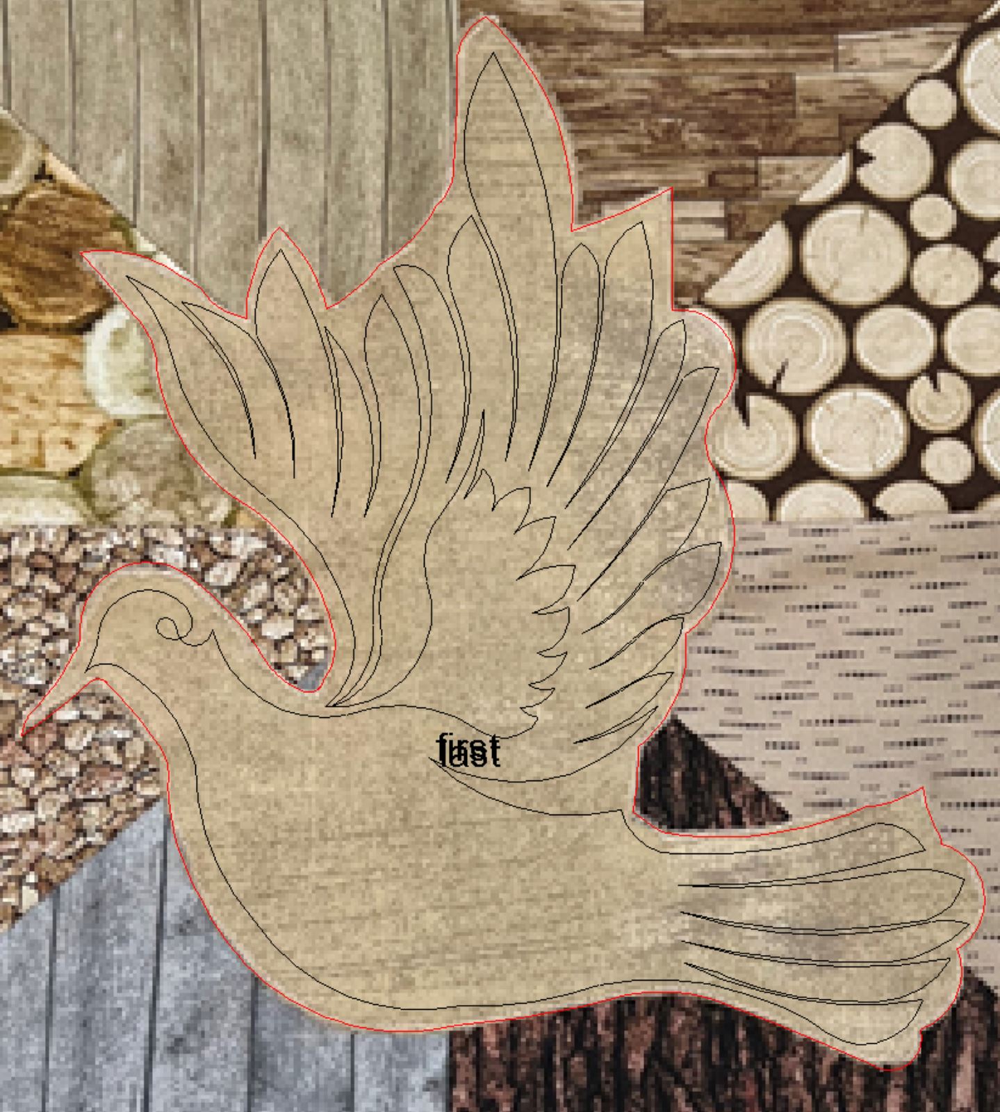 dove feather element 001 - Digital Block Patterns | Sweet Dreams Quilt ...