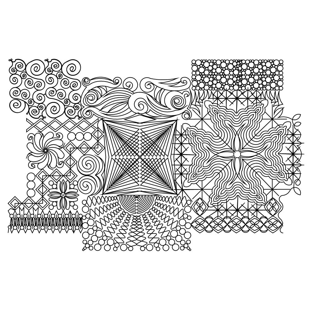 dream tangle pano 001 Digital Pattern | Sweet Dreams Quilt Studio ...