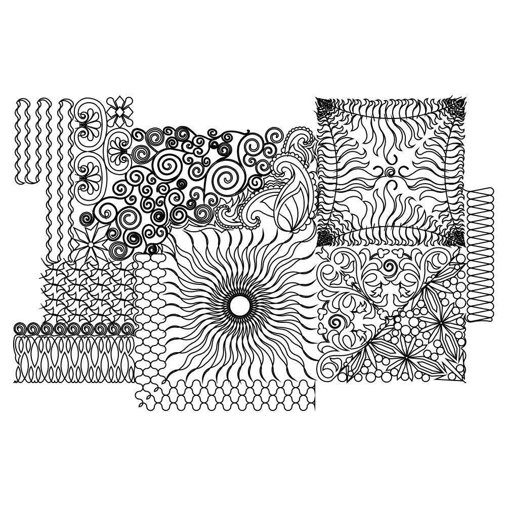 dream tangle pano 003 Digital Pattern | Sweet Dreams Quilt Studio ...