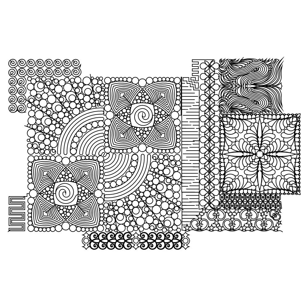 dream tangle pano 005 Digital Pattern | Sweet Dreams Quilt Studio ...