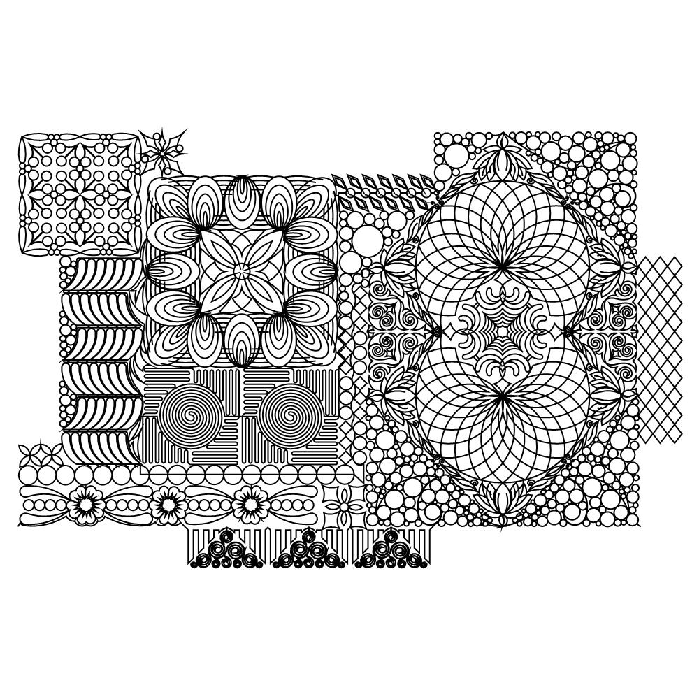 dream tangle pano 006 Digital Pattern | Sweet Dreams Quilt Studio ...