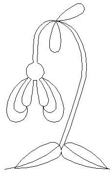 droopy flower border Digital Pattern | Sweet Dreams Quilt Studio ...