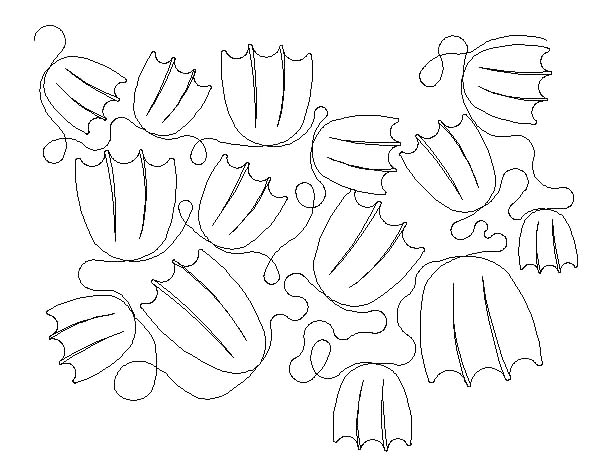 duck feet Digital Pattern | Sweet Dreams Quilt Studio - Edge to Edge ...