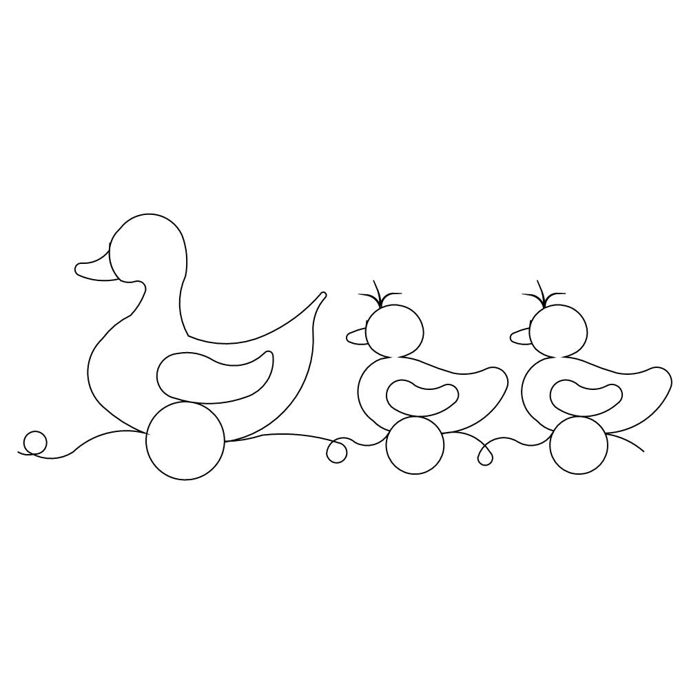 ducky border Digital Pattern | Sweet Dreams Quilt Studio - Digital ...