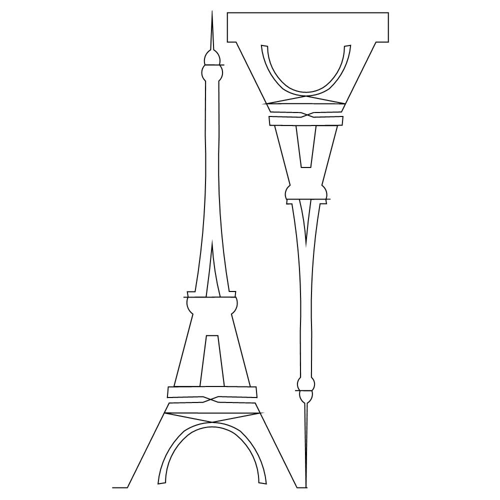 eiffel tower pano 001 Digital Pattern | Sweet Dreams Quilt Studio ...