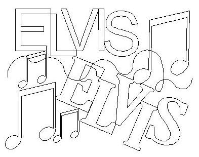 elvis border Digital Pattern | Sweet Dreams Quilt Studio - Digital ...