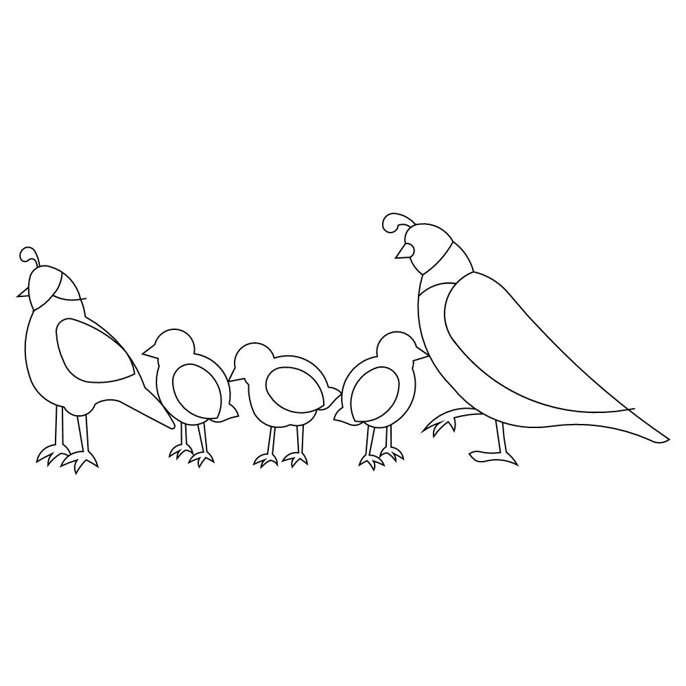 family of quail block 001 - Digital Block Patterns | Sweet Dreams Quilt ...