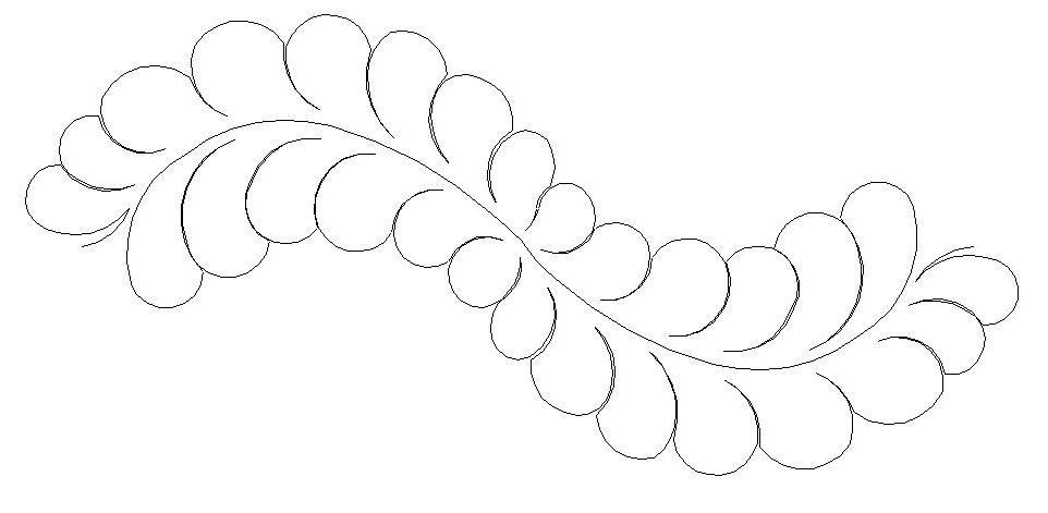 feather border 6 Digital Pattern | Sweet Dreams Quilt Studio - Digital ...