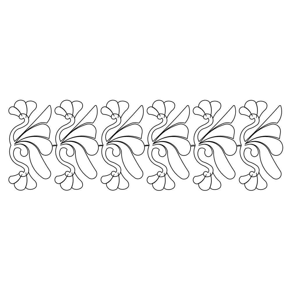 feather leaf sash 001 Digital Pattern | Sweet Dreams Quilt Studio ...