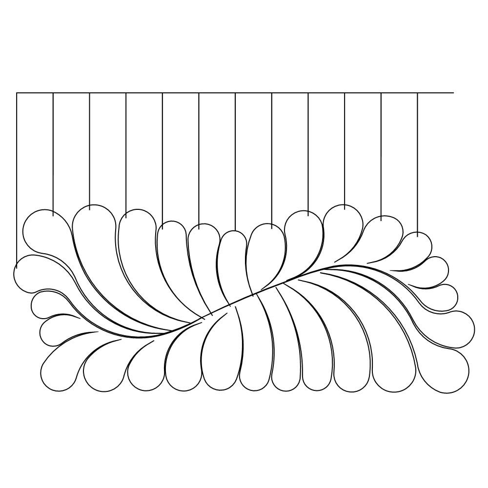 feather piano key border 003 - Digital Borders/Borders Corners Patterns ...