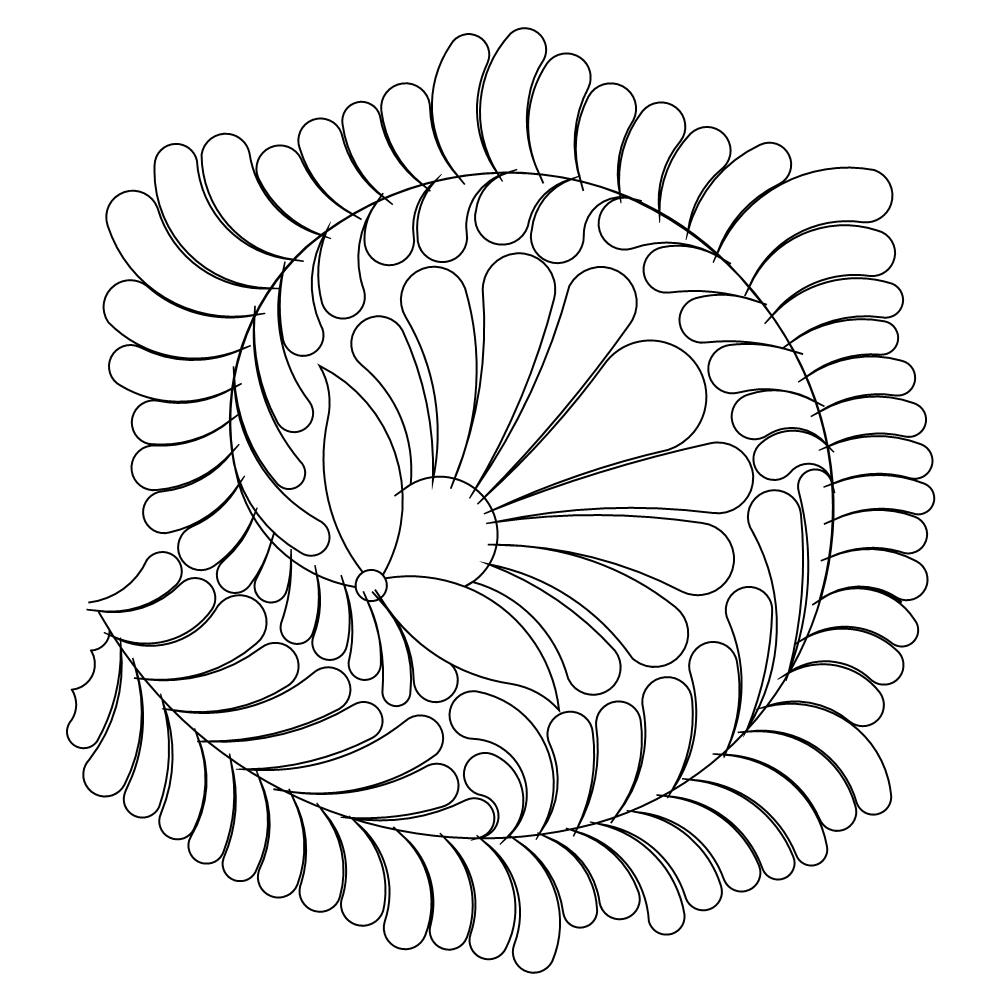 feather swirl pano 007 alt - Edge to Edge Quilting Patterns